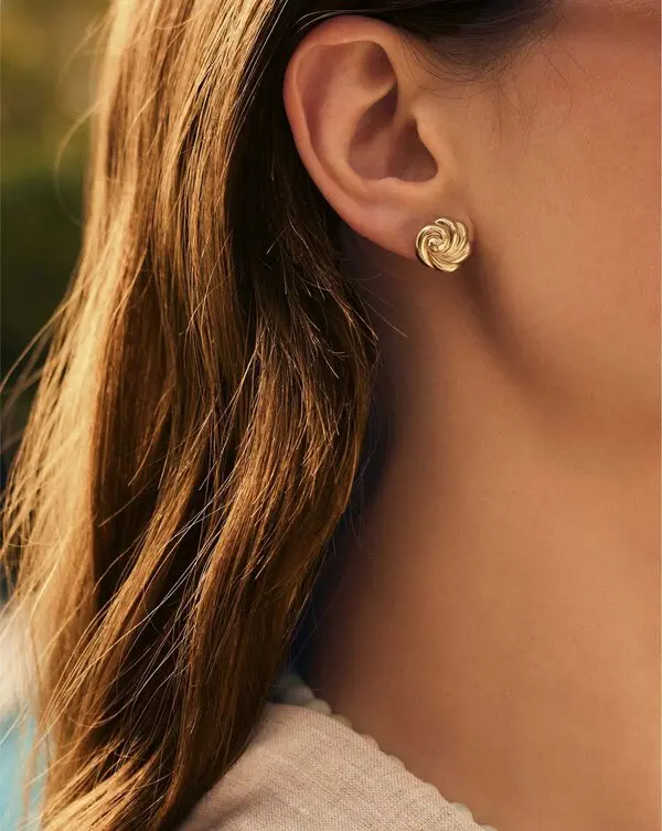 Ring Concierge Swirling Stud Earrings