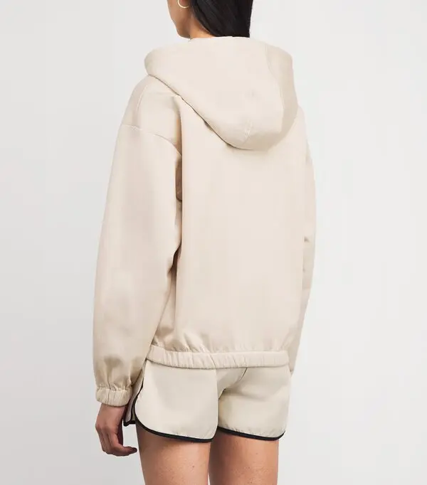 Eleventy Cotton-blend Zip-up Hoodie