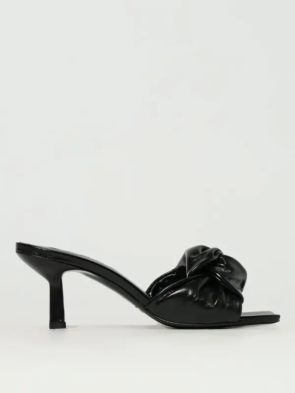 By Far Heeled Sandals - Black