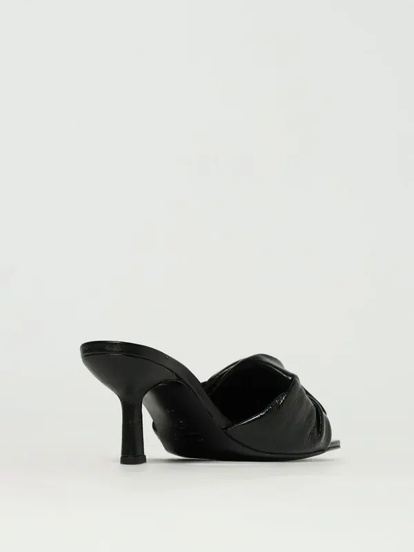 By Far Heeled Sandals - Black