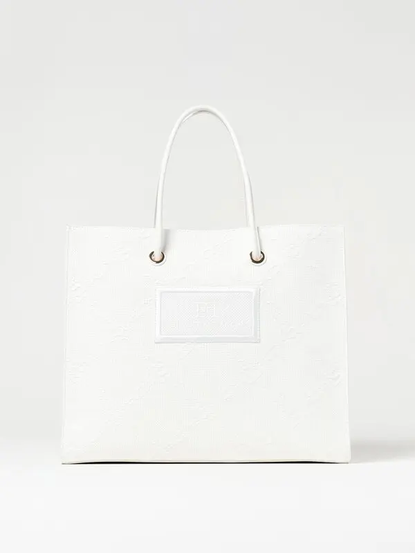 Elisabetta Franchi Tote Bag - Ivory