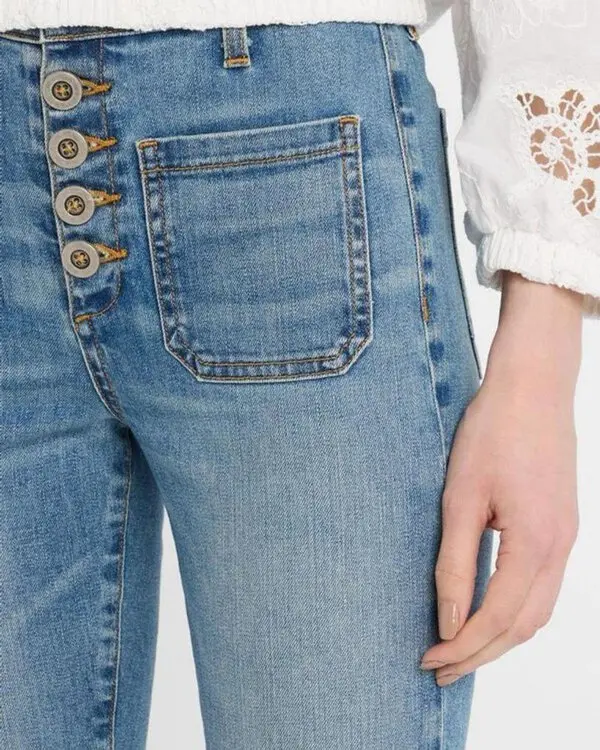 Ramy Brook Cindy High-rise Flare Jeans - Blue