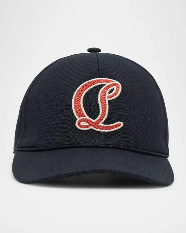CHRISTIAN LOUBOUTIN Mooncrest Baseball Cap - Navy