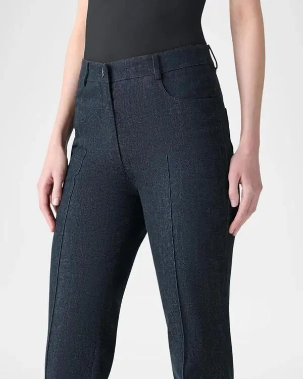 Akris Farid Stretch Bootcut Jeans
