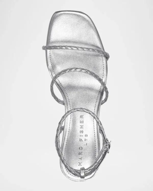 Marc Fisher Beylee Braided Leather Sandals