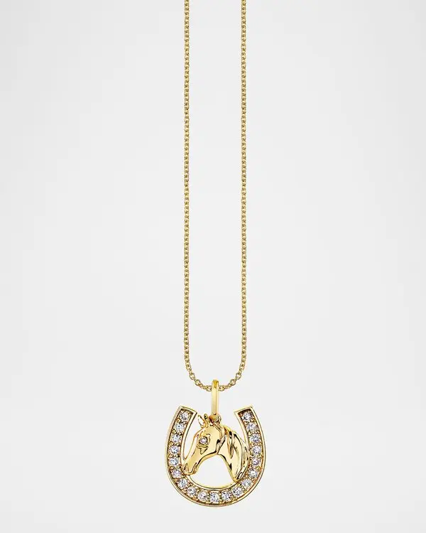 horseshoe necklace tiffany gold