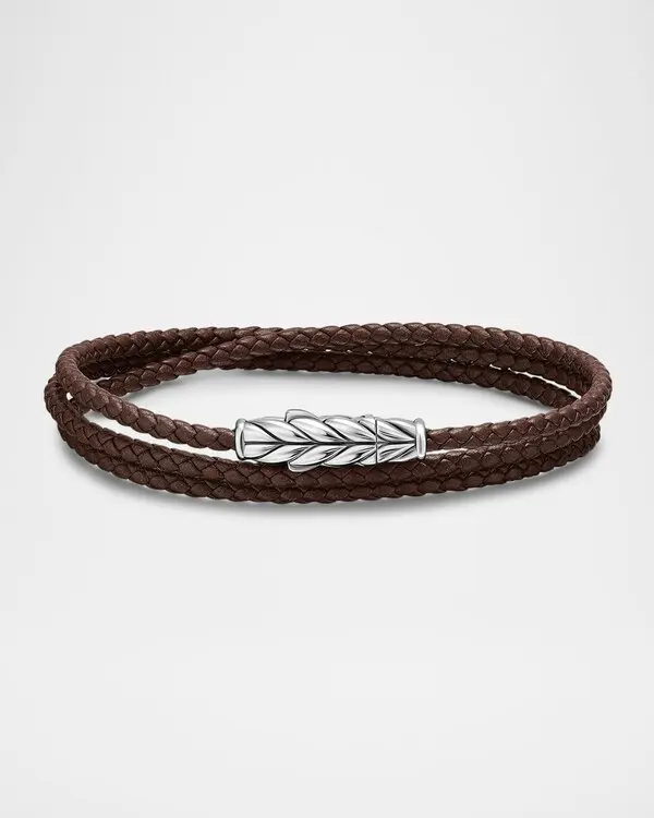 David Yurman Chevron Wrap Bracelet - Brown