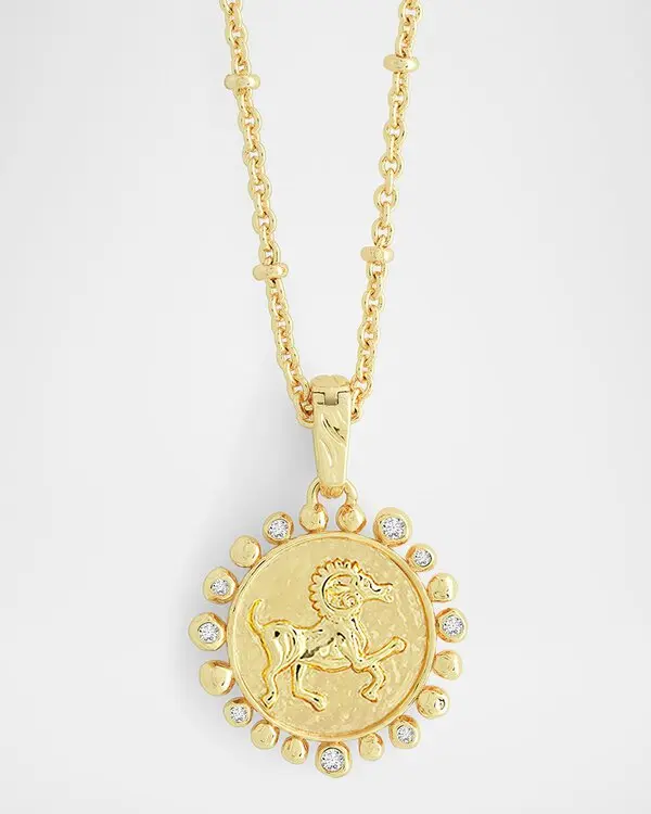 ANABEL ARAM JEWELRY Zodiac Pendant Necklace - Aries
