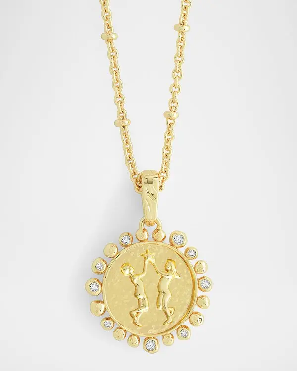 ANABEL ARAM JEWELRY Zodiac Pendant Necklace - Gemini