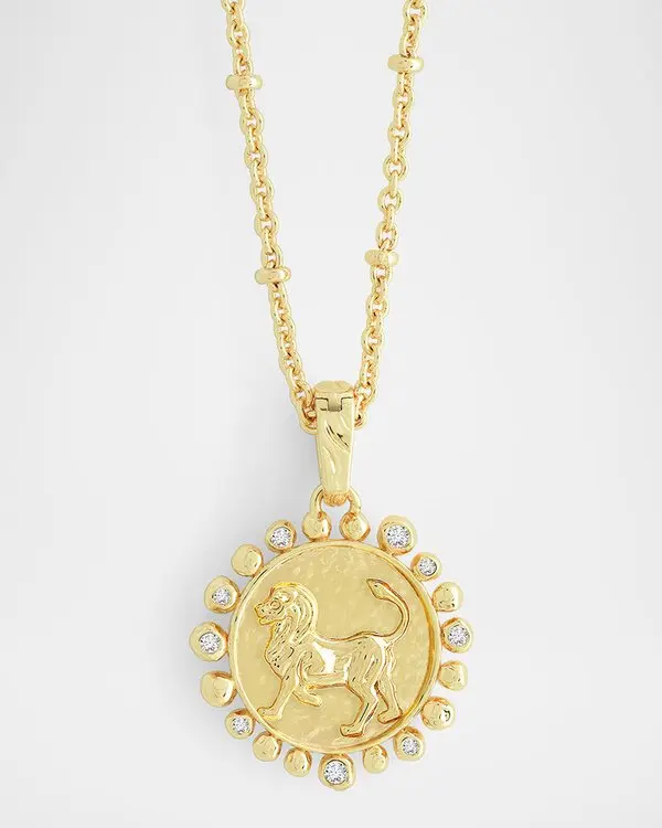 ANABEL ARAM JEWELRY Zodiac Pendant Necklace - Leo