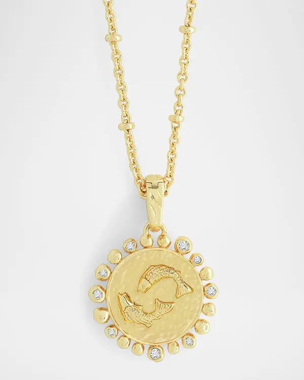 ANABEL ARAM JEWELRY Zodiac Pendant Necklace - Pisces
