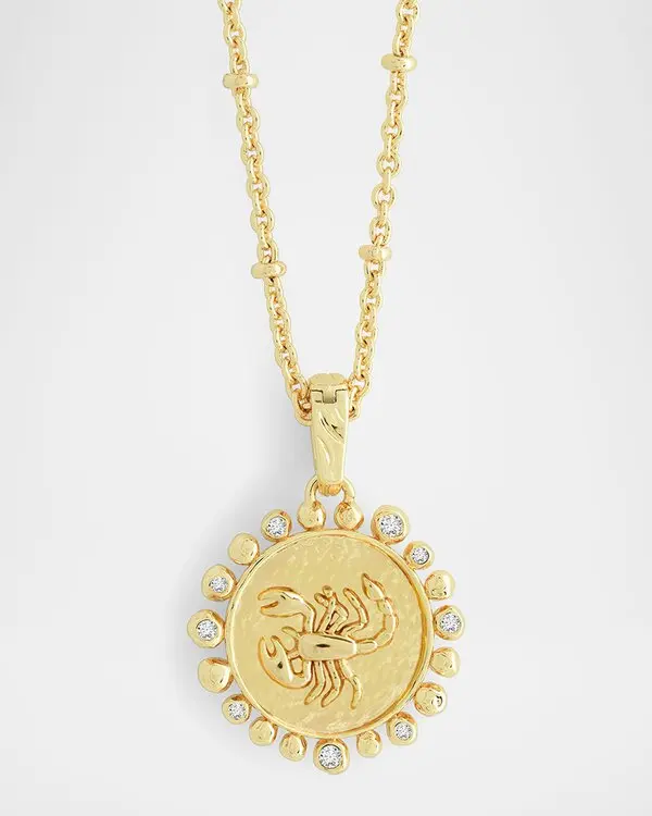 ANABEL ARAM JEWELRY Zodiac Pendant Necklace - Scorpio