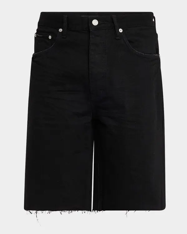 PURPLE BRAND Midnight Denim Shorts - Black