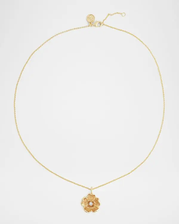 ANABEL ARAM JEWELRY Wildflower Pendant Necklace - Gold