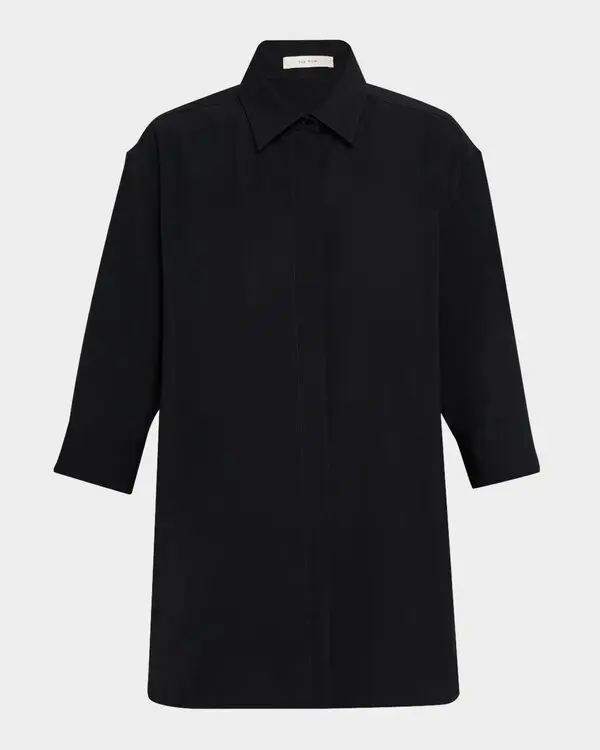 THE ROW Elada Button-front Shirt