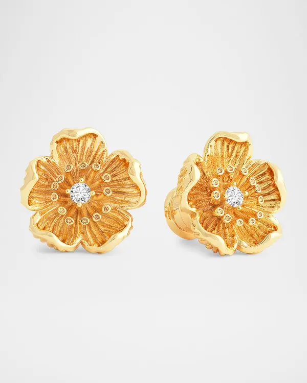 ANABEL ARAM JEWELRY Wildflowers Stud Earrings - Gold