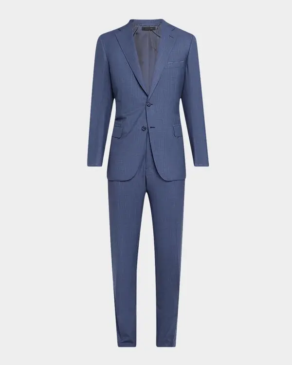Brioni Stripe Modern Fit Two-piece Suit - Blue