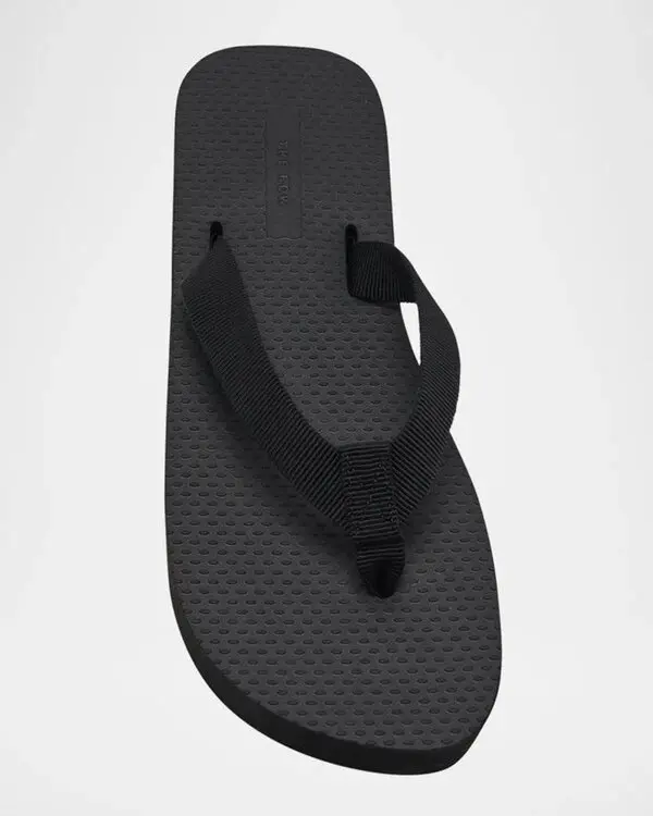 THE ROW Dune Cotton Flatform Thong Sandals