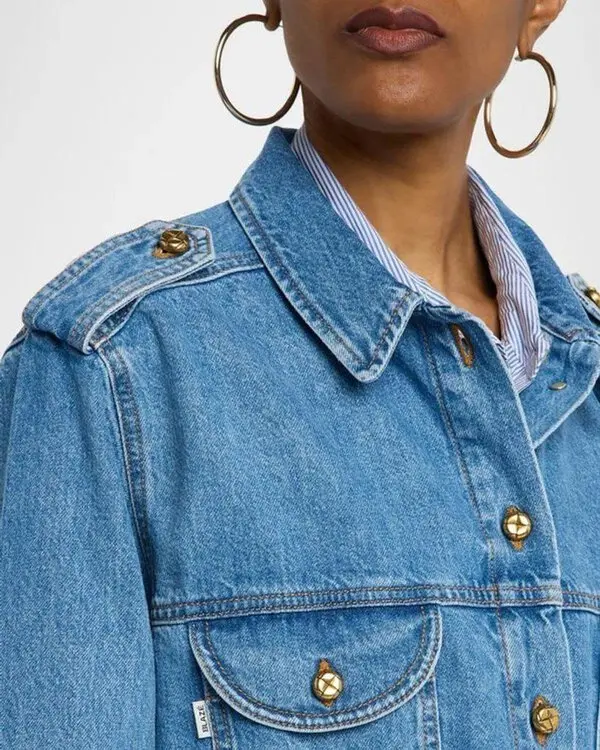 BLAZÉ MILANO Nariida Denim Sahara Jacket - Maya