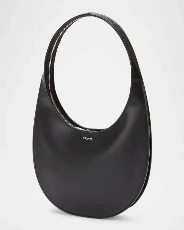 Coperni Swipe Double-gusset Shoulder Bag - Black
