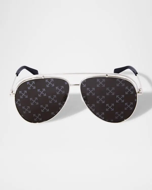 Off-White Winner Arrow-lens Aviator Sunglasses