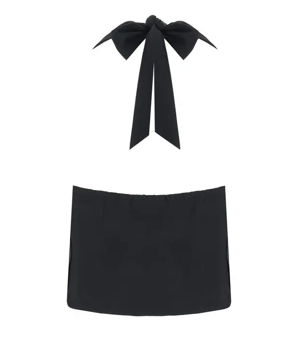Federica Tosi Crêpe Top With Tie-back Straps