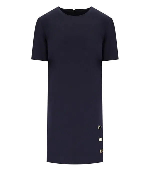 TWINSET Milano Stitch Viscose Blend Jersey Dress