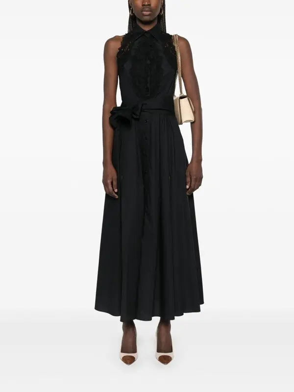 Ermanno Scervino Lace Long Dress In Black - 22% Off | Editorialist