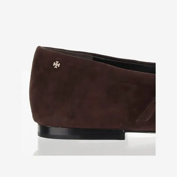 Tory Burch Suede Leather Mary Jane Ballerinas