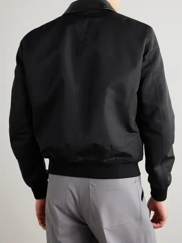 TOM FORD Coated Cotton-canvas Bomber Jacket