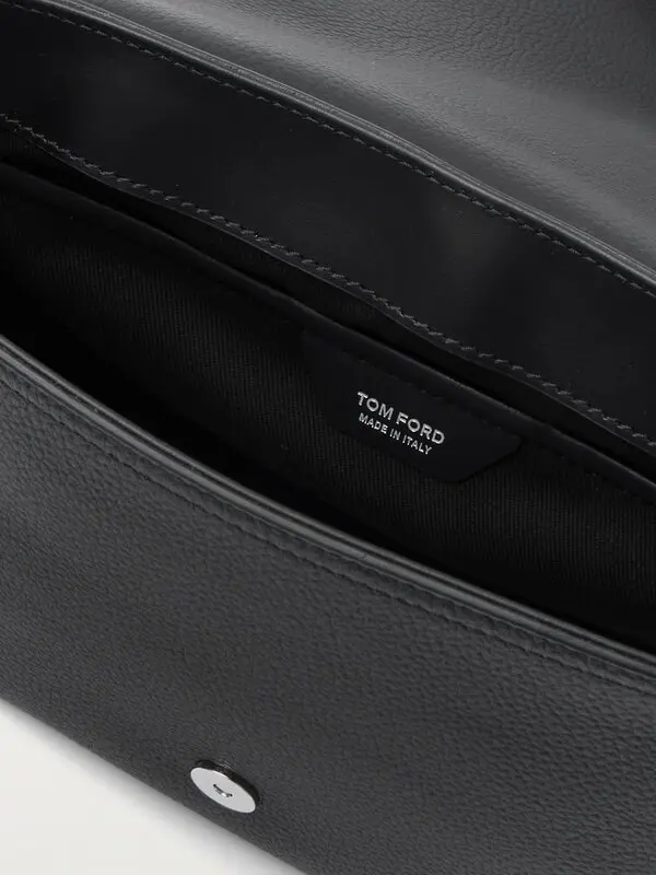 TOM FORD Full-grain Leather Messenger Bag