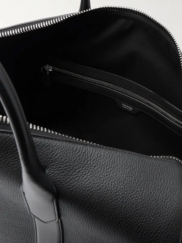 TOM FORD Full-grain Leather Duffle Bag