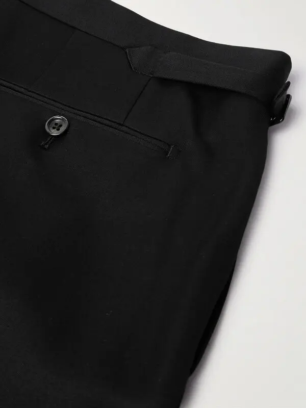 TOM FORD Shelton Slim-fit Tapered Trousers - Black