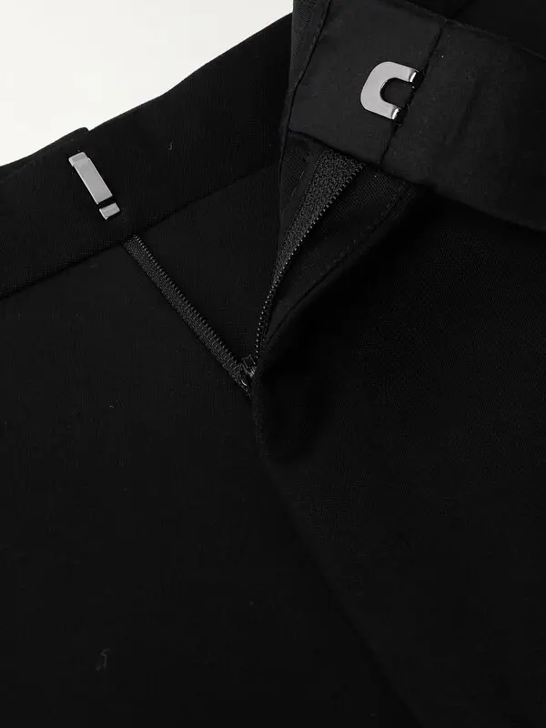 TOM FORD Shelton Slim-fit Tapered Trousers - Black