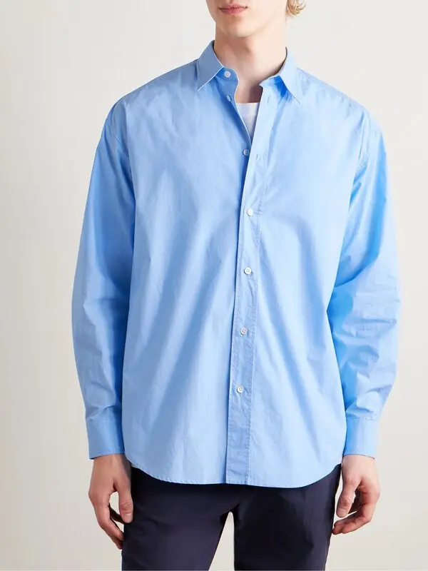 THE ROW Miller Cotton-poplin Shirt