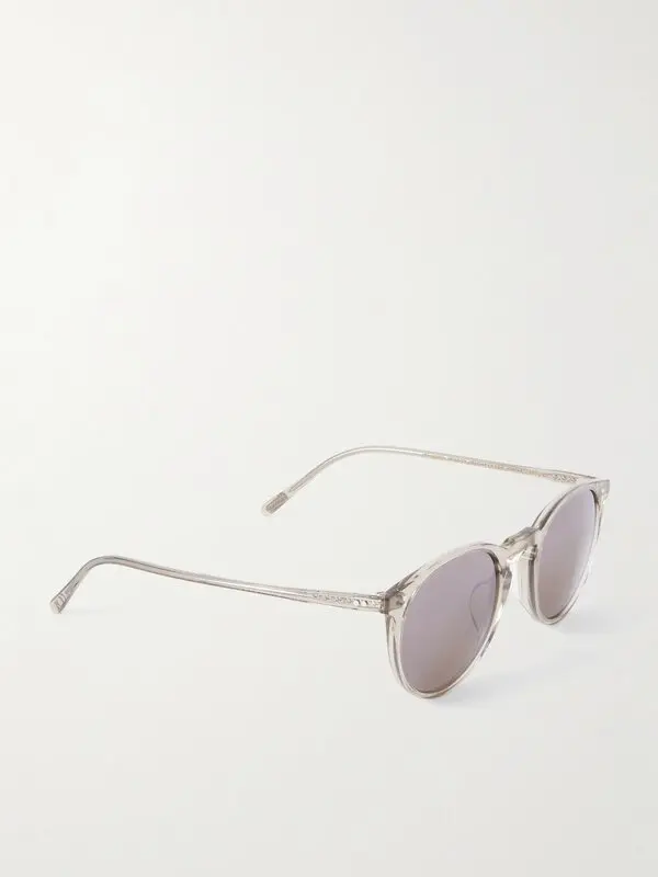 Oliver Spencer O'malley Round-frame Sunglasses - Neutrals
