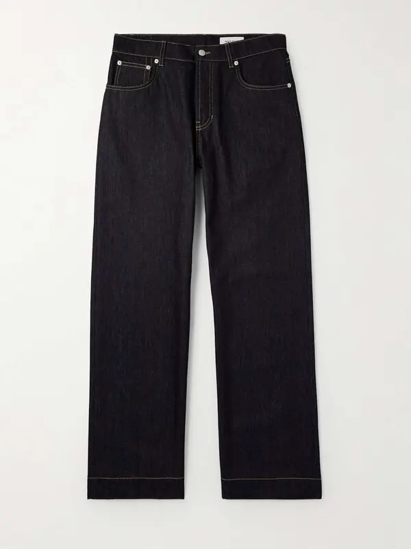 Alexander McQueen Straight-leg Jeans - Midnight Blue