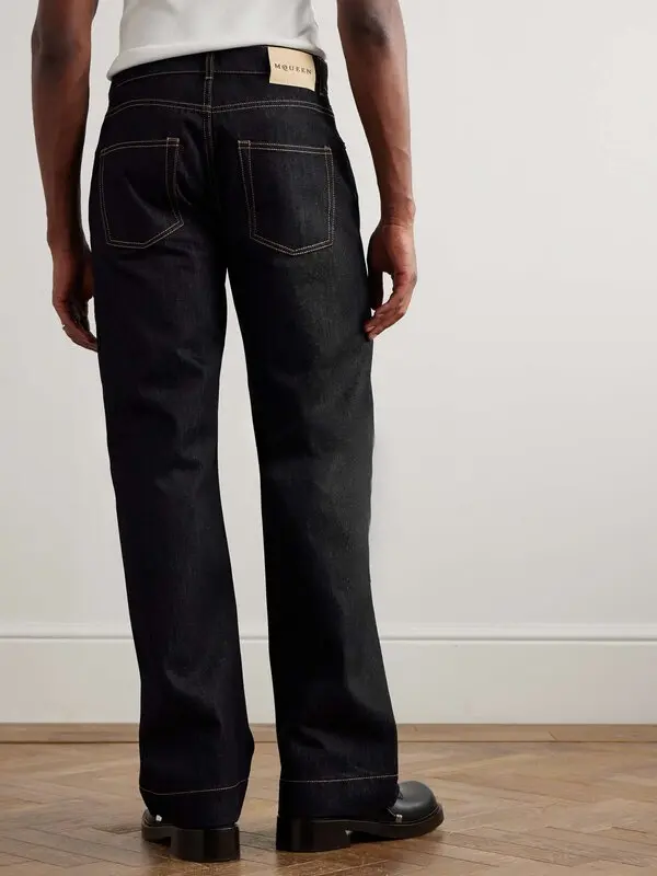 Alexander McQueen Straight-leg Jeans - Midnight Blue