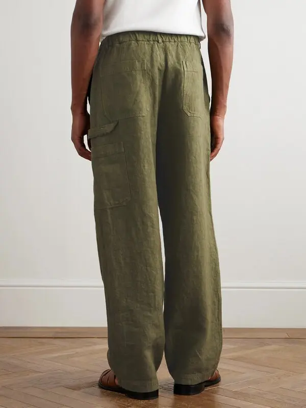 FEDERICO CURRADI Wide-leg Linen Trousers