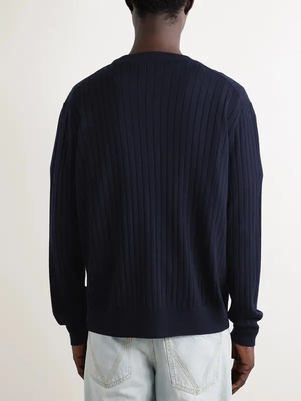 Bottega Veneta Ribbed Wool Cardigan