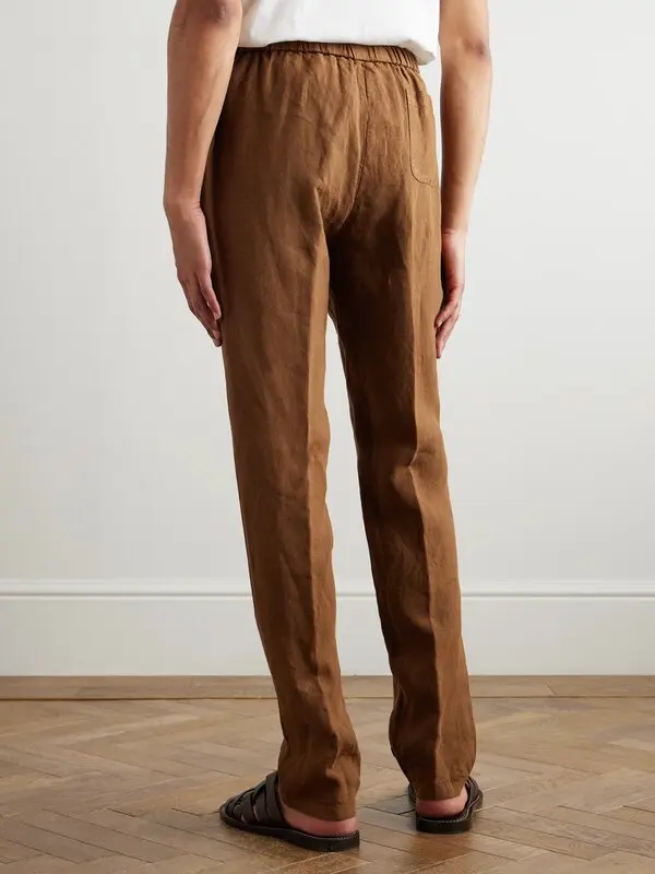 Boglioli Tapered Linen Trousers