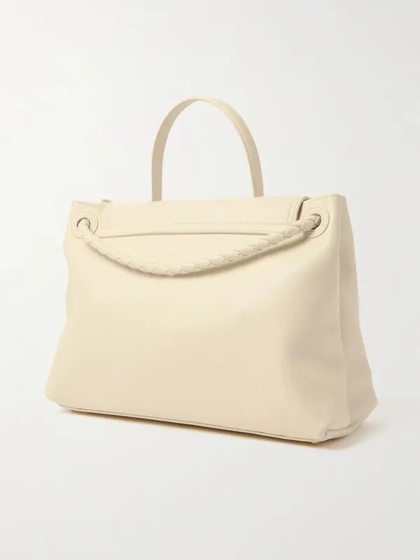 Bottega Veneta Ciao Ciao Medium Intrecciato Leather Tote - Neutrals