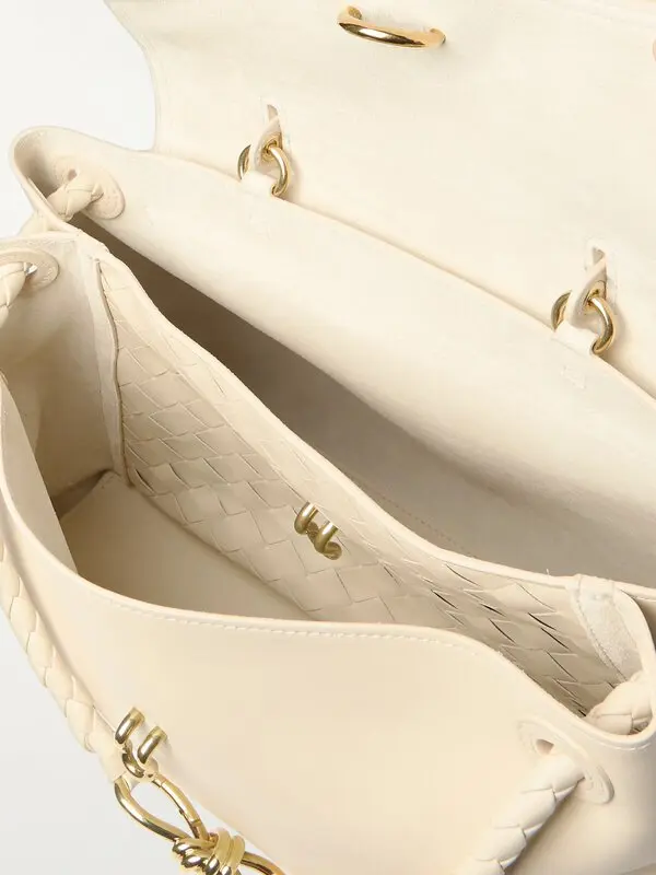 Bottega Veneta Ciao Ciao Medium Intrecciato Leather Tote - Neutrals