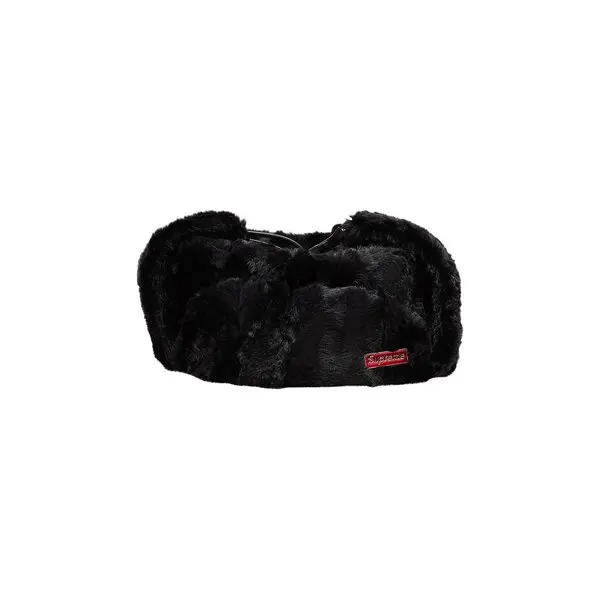 Supreme Ushanka Trapper Hat - Black