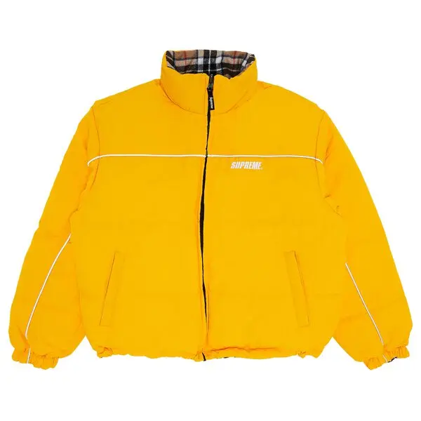 Supreme Puffer Jacket - Yellow
