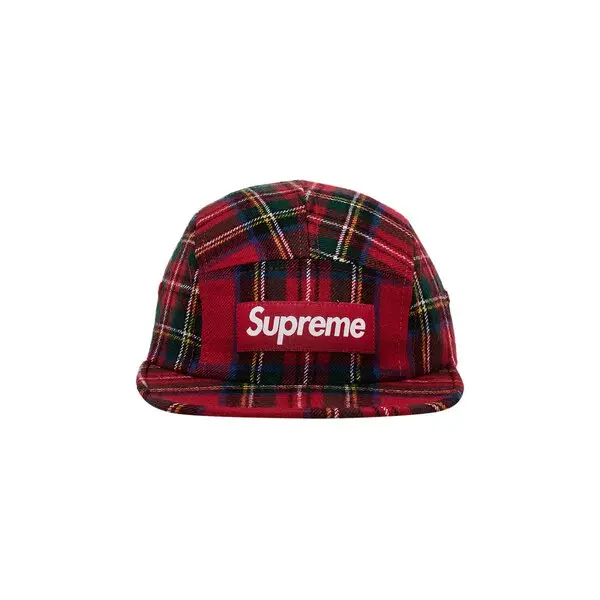Supreme Lochcarron Camp Cap - Red