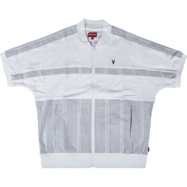 Supreme X Playboy Leisure Zip-up Top - White