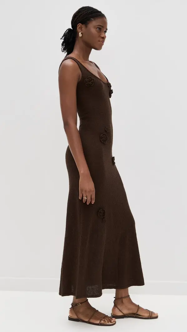 brown dress sweater men Nox Anabel E1530 Long Beaded Gown Prom Formal Dress main image 0