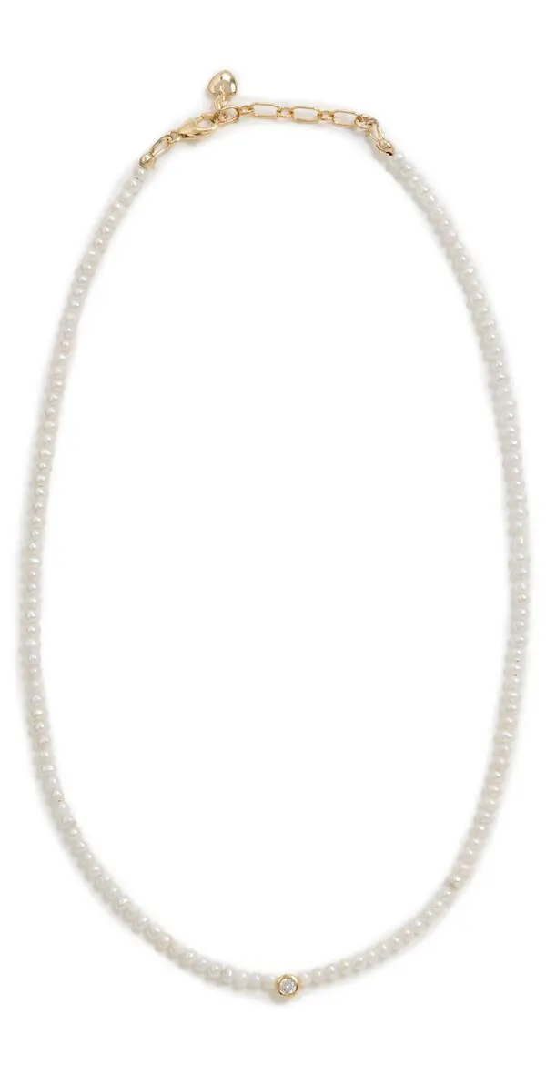 Brinker & Eliza Claire Necklace - Pearl