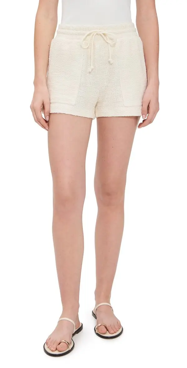 Z Supply Textured Knit Drawstring Shorts